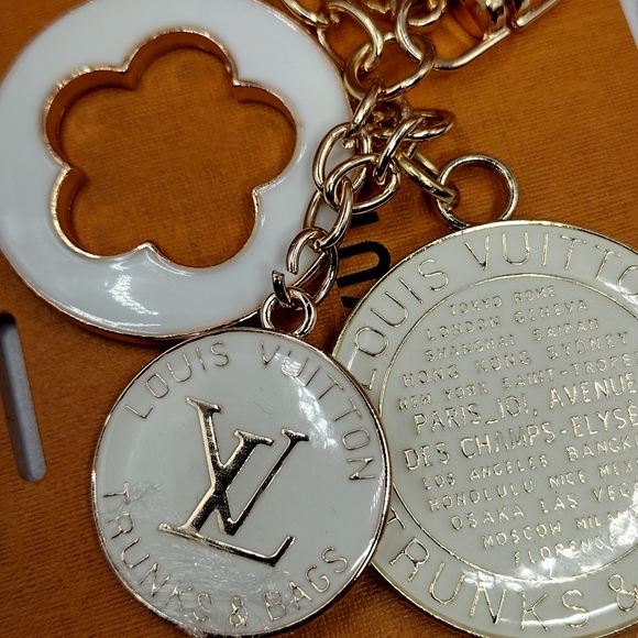Louis Vuitton | Bags | Louis Vuitton White Zipper Pulls | Poshmark